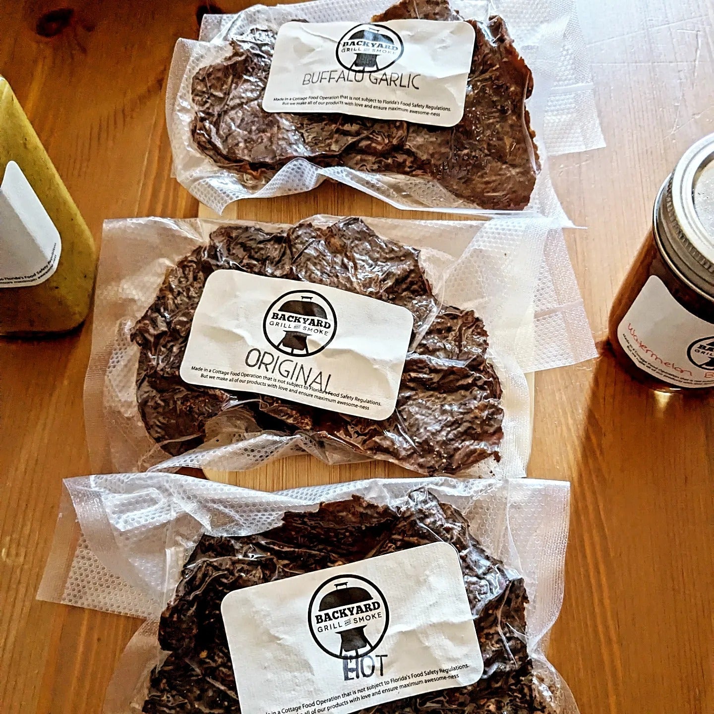 Beef Jerky | Lean Eye‑of‑Round, Traditional Slow‑Dried – Backyard Grill ...